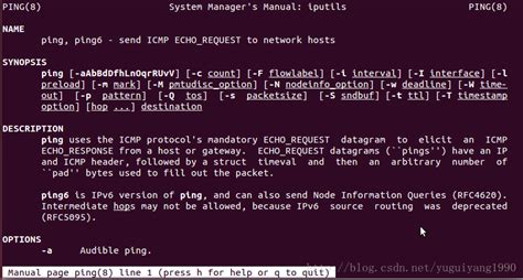 Ubuntu中的ping命令ubuntu Ping Csdn博客