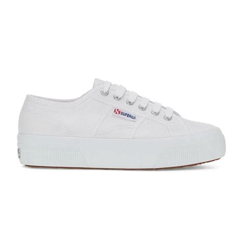 2740 Platform White Canvas Superga
