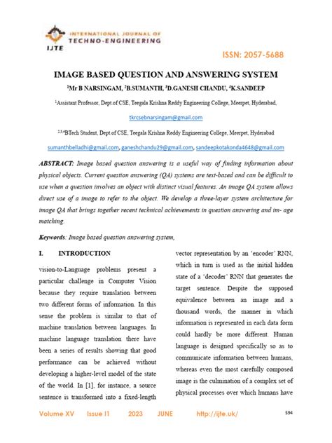 Image Based Qa System Design Pdf Machine Learning Artificial