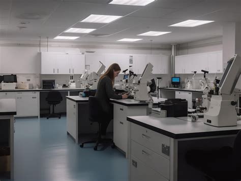 Premium Ai Image Science Laboratory