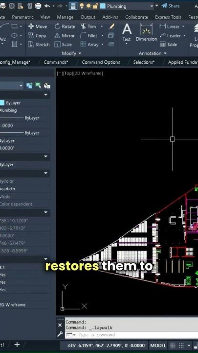 Isolate View of Each Layer with Layer Walk Command in AutoCAD - YouTube
