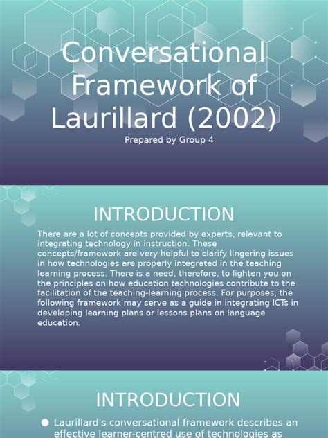 Conversational Framework Pdf Learning Teachers