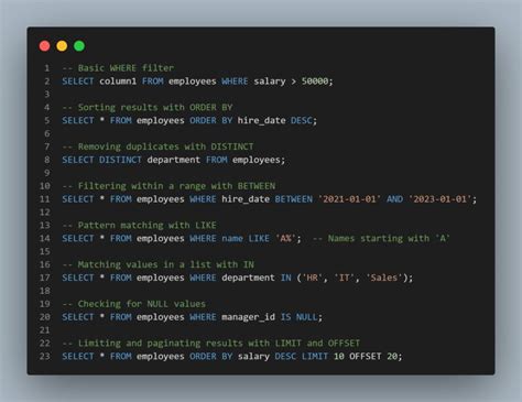 Sql Datafiltering Sorting Datamanagement Learningsql Jui Pawar