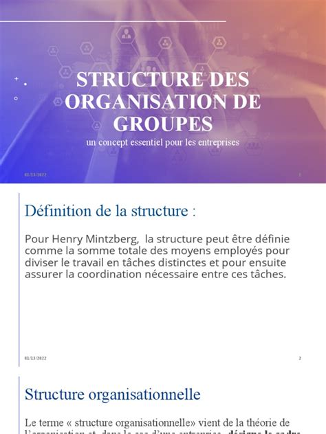 Structure Des Oganisation Pdf Économie