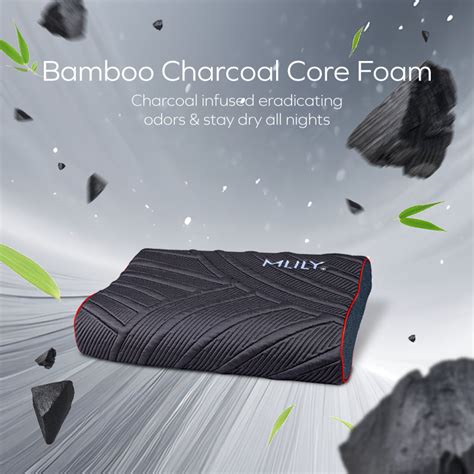 Powercool Bamboo Charcoal Pillow Mlily Malaysia