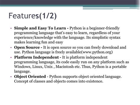 Introduction To Python Pptx Programming Languages Computing