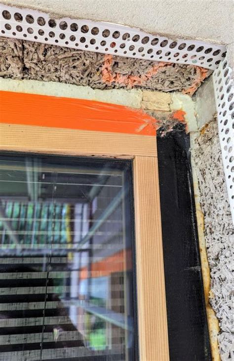 Rendering External Window Reveals Different Thicknesses Plastering