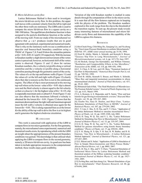 numerical simulation of gaseous microflows by lattice boltzmann method pdf