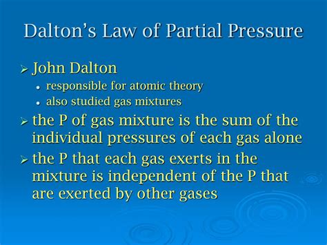 PPT - Dalton’s Law of Partial Pressure PowerPoint Presentation, free ...