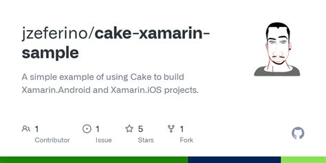 GitHub Jzeferino Cake Xamarin Sample A Simple Example Of Using Cake To Build Xamarin Android