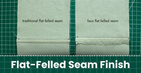 Flat Felled Seam Finish What It Is And How To Use It