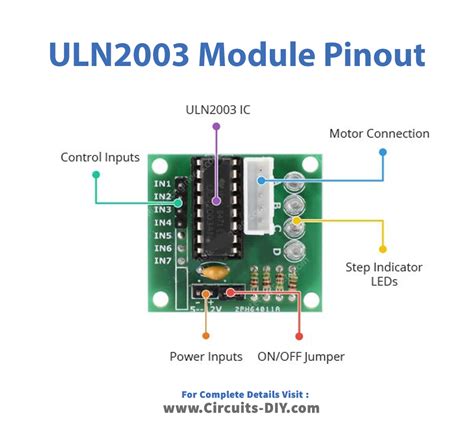 Uln2003 5v Stepper Motor Driver 4 Phase