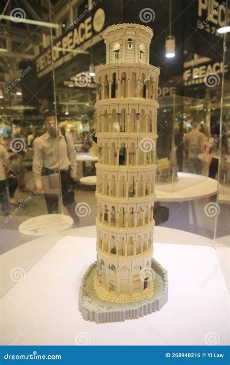 the build from lego blocks on display editorial photo image of