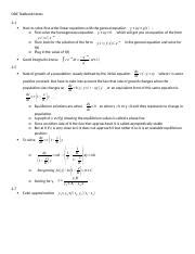ODE Textbook Notes Docx ODE Textbook Notes How To Solve First Order Linear Equations