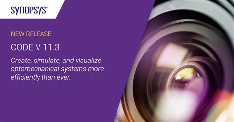 Synopsys Optical Solutions On Linkedin Synopsys Introduces New Code V