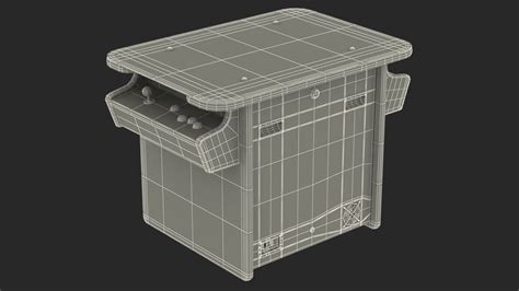 Arcadepro Mars 55 Cocktail Arcade Machine 3d Model 79 3ds Blend