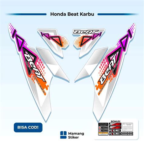 Jual Striping Beat Karbu 110 Variasi 14 2008 2009 2010 2011 2012