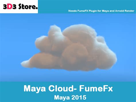 maya fumefx cloud e 3d model 75 ma free3d