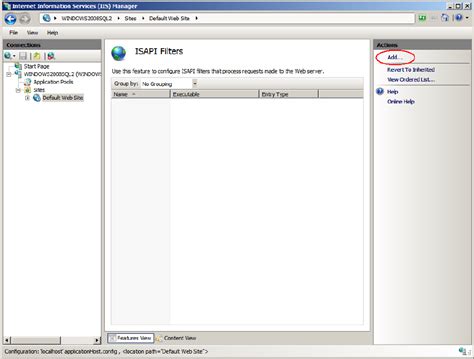 Installing Microsoft Internet Information Services 7x On Windows 2008 Server