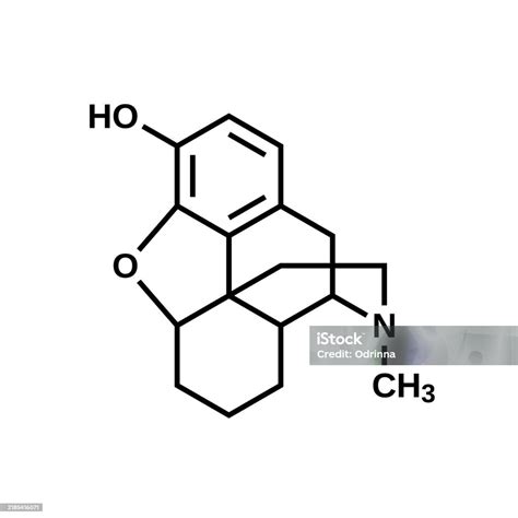Desomorphine Structural Formula Stock Illustration Download Image Now Biology Chemical