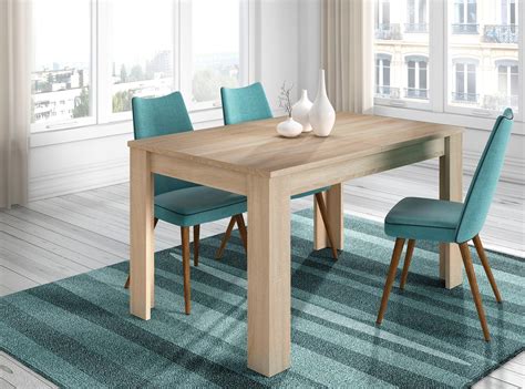Mesa De Comedor Extensible Kendra Roble 190x78x90 Cm Largo
