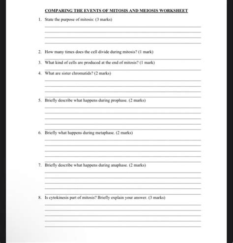 Solved 9 Briefly Deseribe What Happens During Cytokinesis