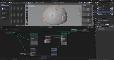 Geometry Nodes Distribute Points On Small Faces Issue Modeling