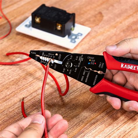 Kaiweets Wire Stripper 10 22 Awg Wire Splicer Cable Stripper Multipurp Wampler Diy
