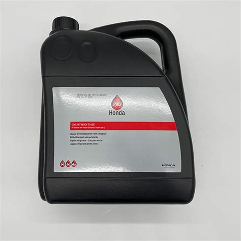 Genuine Honda Type 2 Coolant Blue Anti Freeze 5 Litres Pre Mixed