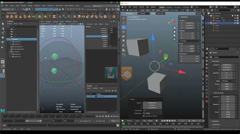 Grouping In Maya And Blender The Update Youtube