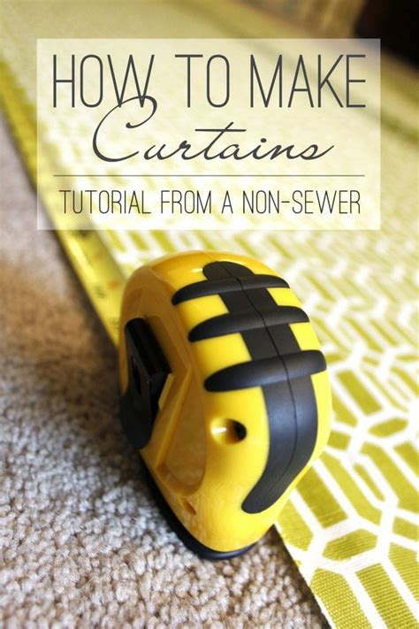 How To Make Curtains A Tutorial From A Non Sewer