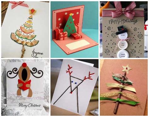 Postales Navideñas Fáciles Para Hacer Con Niños Mamá Ríe