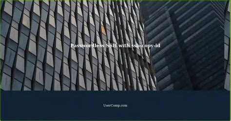 Passwordless Ssh Connection To Server Host Using Ssh Copy Id Command