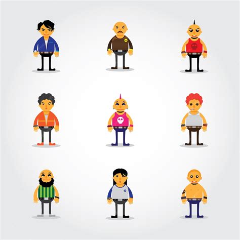 Premium Vector Vector Cartoon Flat People
