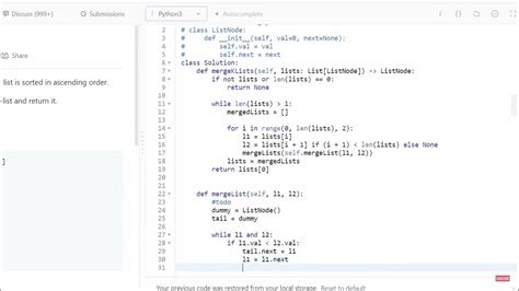 Merge K Sorted Linked Lists Youtube