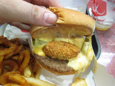 Video Fast Food Review 3 New Jack In The Box Cheeseburgers The Robot