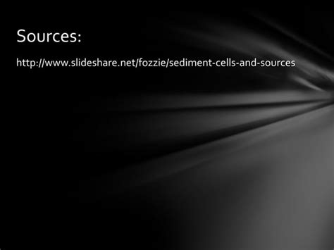 Sediment Cell Lesson 10 Ppt