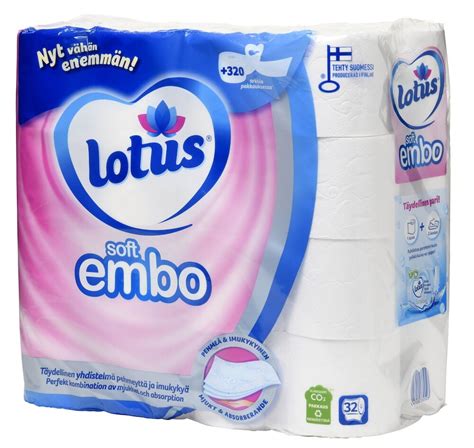 Toalettpapper Lotus Soft Embo Rustafi