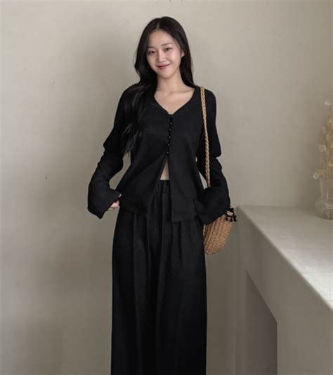 무료당일출고 긴팔 경성 한복 트임 긴팔 V브이넥 오버 루즈핏 블라우스 밴딩 롱스커트 투피스 세트 바캉스 휴양지 여행 휴가룩