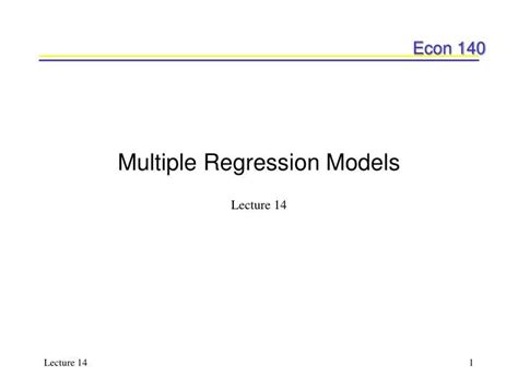 Ppt Multiple Regression Models Powerpoint Presentation Free Download