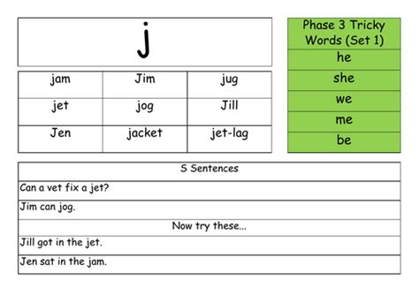 Phonics Decoding Practise Booklet Phase 3 Teaching Resources