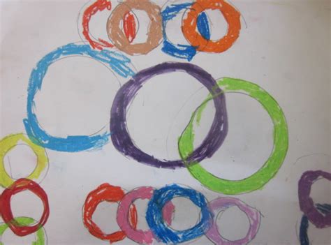 Overlapping Circles Teaches The Perspective Of Objects In Front And Behind
