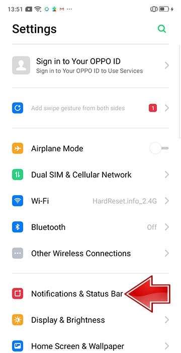 How To Turn ON OFF App Notifications In OPPO A16s MobileSum United States USA