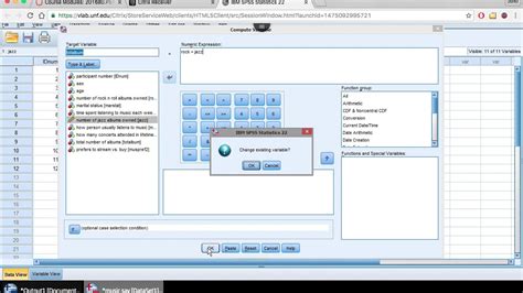 Transforming Variables In Spss Youtube