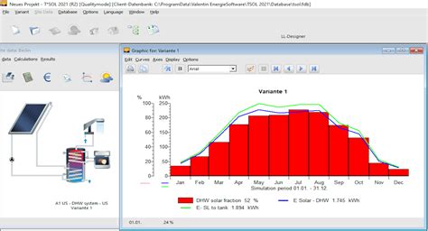 Tsol Design And Simulation Software For Solar Thermal Systems