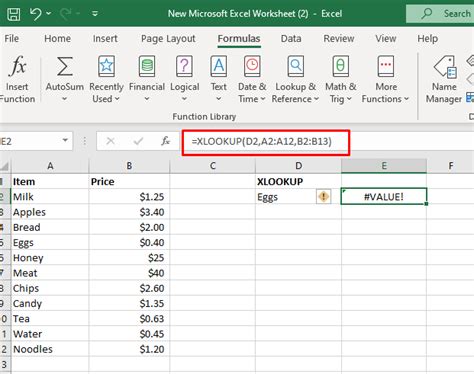 How To Fix VALUE Error In Microsoft Excel