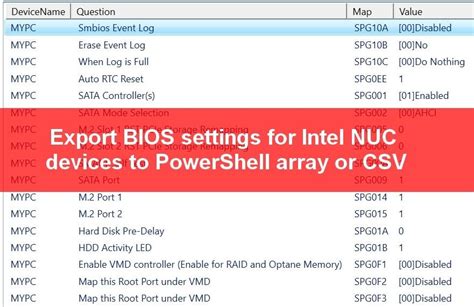 damien van robaeys on linkedin export bios settings for intel nuc