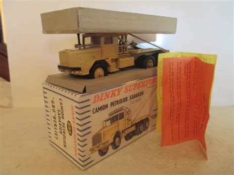 dinky 888 berliet gbo saharian pipe layer mib 9 in box very nice l k £