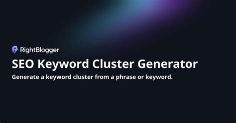 Free Keyword Cluster Tool 100 Seo Keyword Ideas Ai