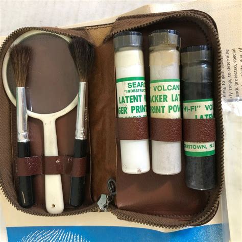 Sirchie Vintage Detective Law Enforcement Compact Fingerprint Field Kit Crime Ebay In 2022